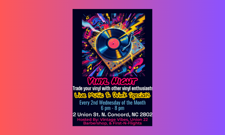Vinyl Night | Explore Cabarrus